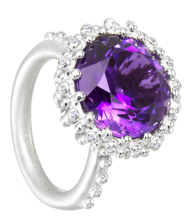 Purple Reign: 6 Supersize Amethyst Cocktail Rings - JCK