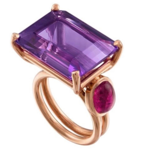 Drink In These Alluring Amethyst Cocktail Rings - JCK