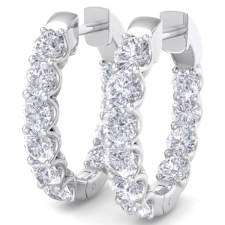 9 Pairs of Lab-Grown Diamond Hoop Earrings for All the Sparkle - JCK